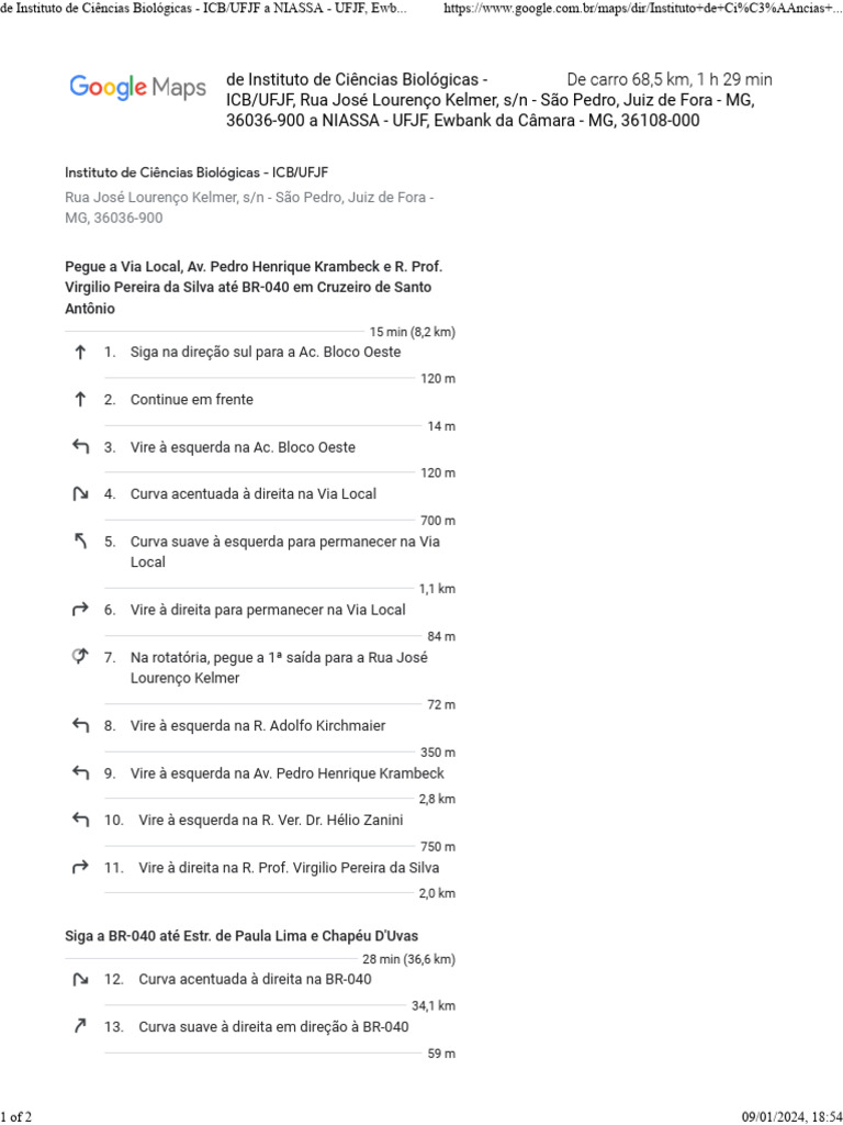 De Instituto de Ciências Biológicas - ICB - UFJF A NIASSA - UFJF ...