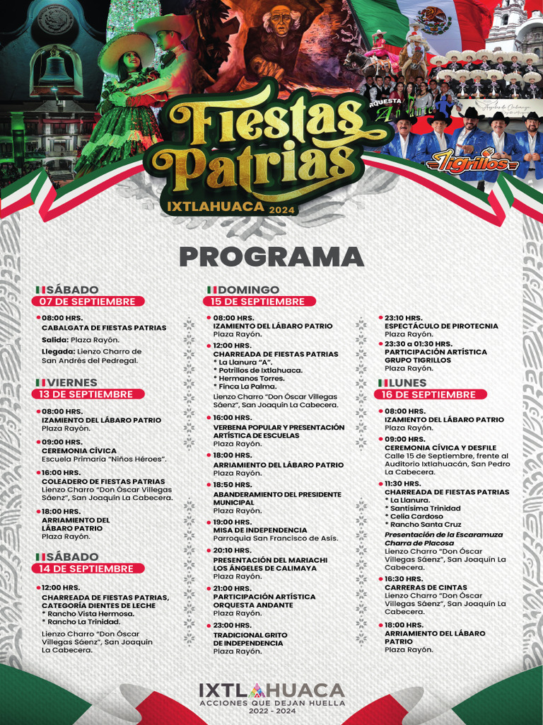 Programa Mes Patrio | PDF