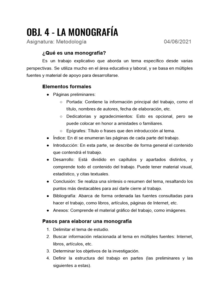 OBJ. 5 - METODOLOGÍA | PDF