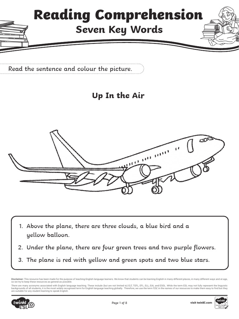 7 Key Words Reading Comprehension | PDF