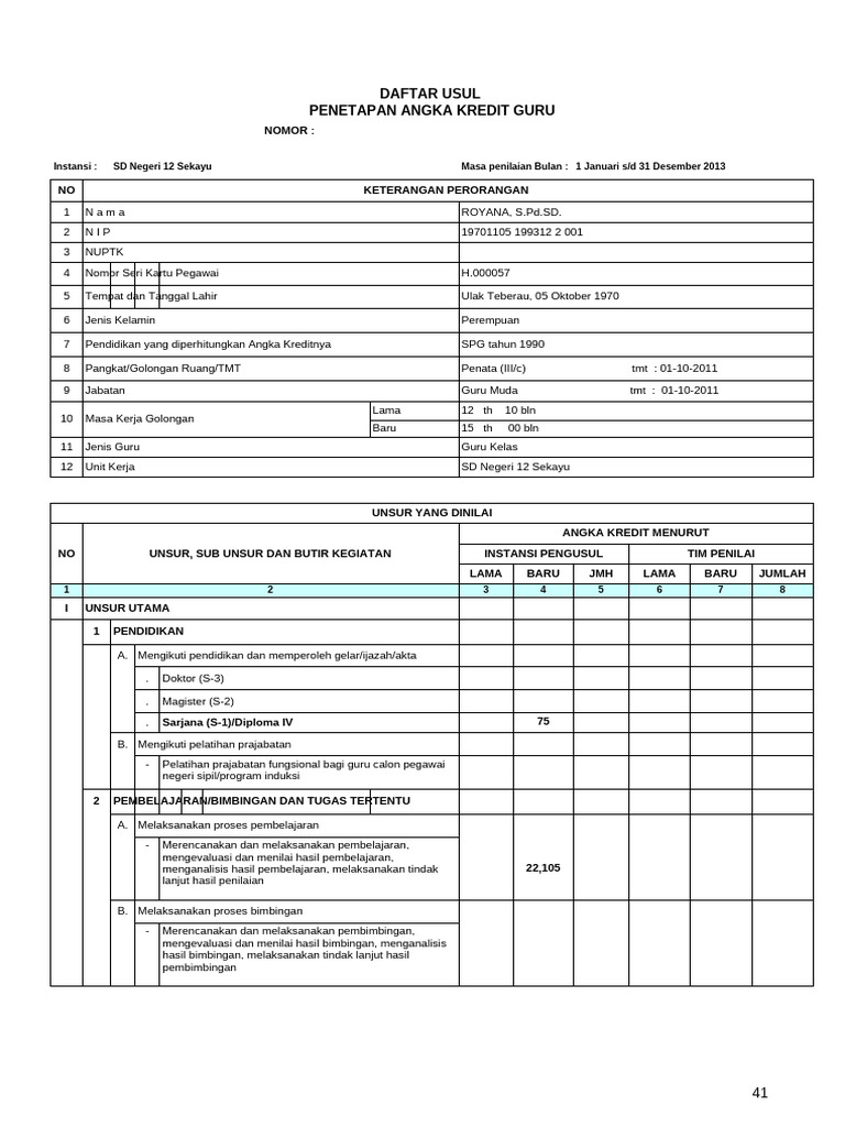 04-Form DUPAK-Lampiran I - I. Royana | PDF