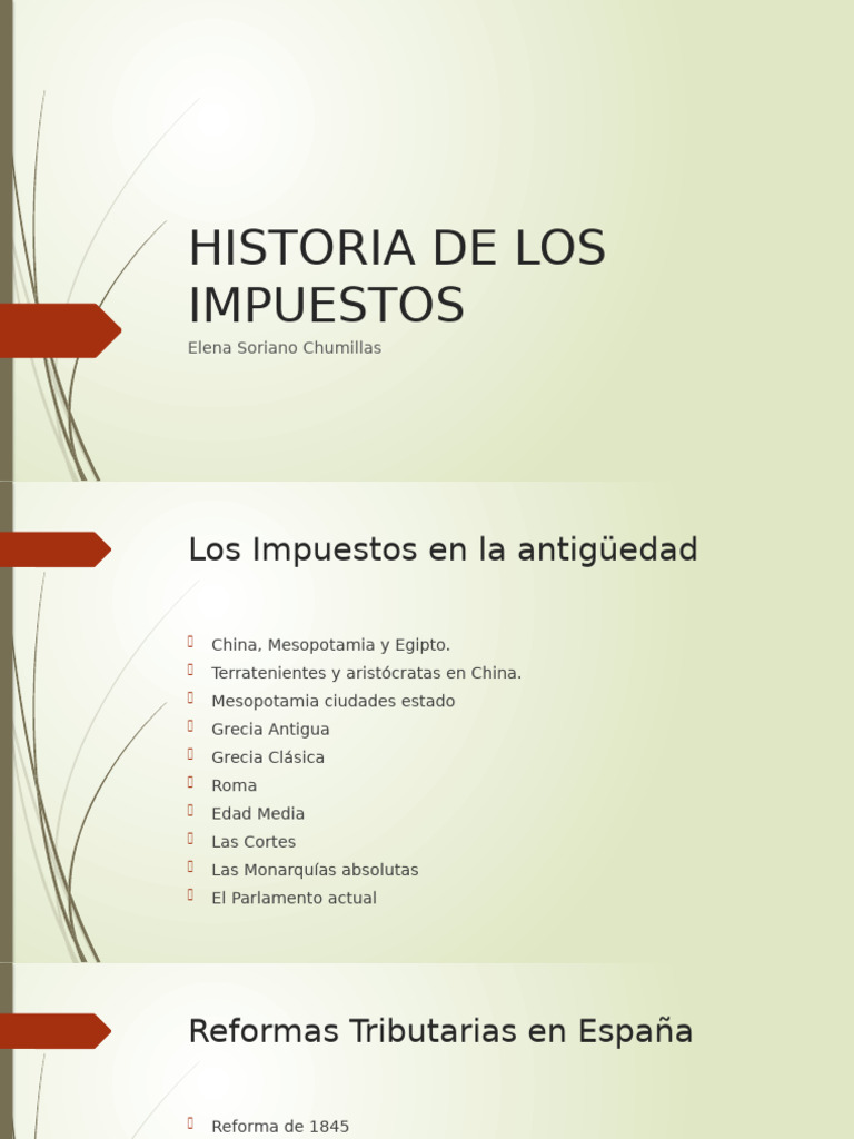 Historia de Los Impuestos | PDF