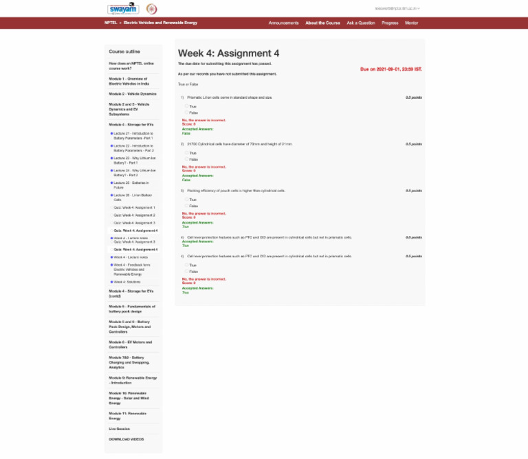 Noc21 Ee112 Assignment4 Week 4 | PDF