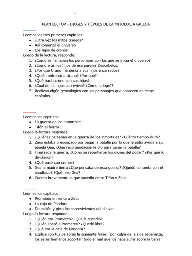 Flavia Gonzalez - PLAN LECTOR - DIOSES Y HEROES DE LA MITOLOGIA GRIEGA ...