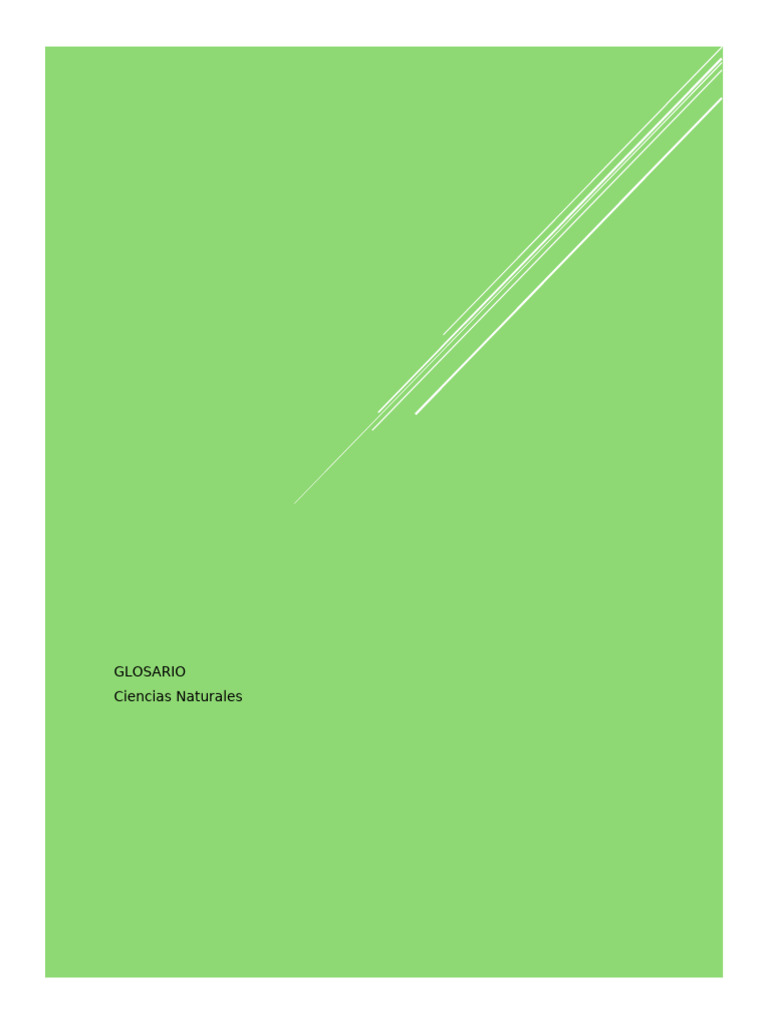Glosario C.N | PDF