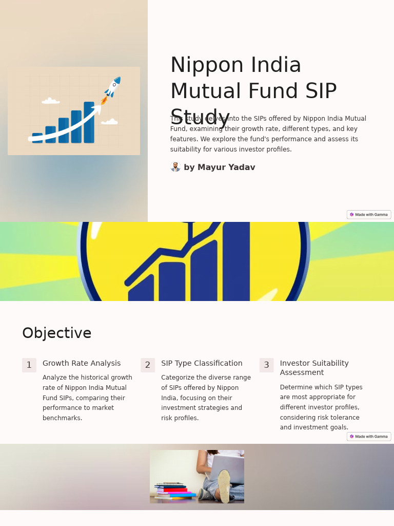 Nippon India Mutual Fund SIP Study | PDF