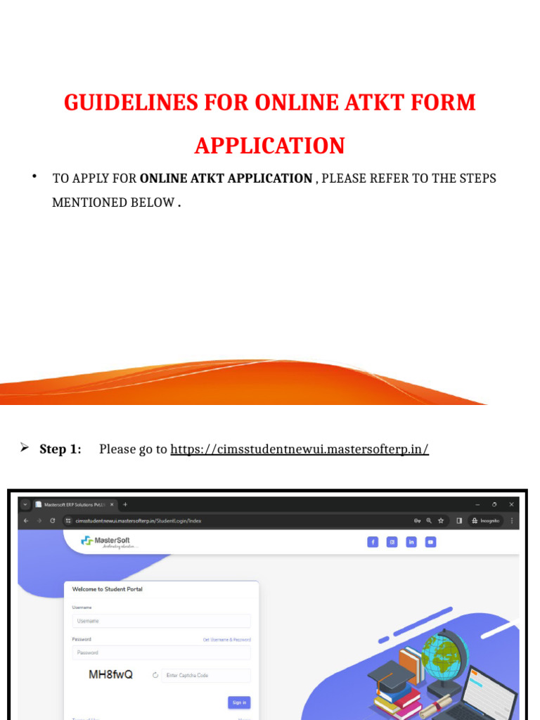 Guidelines For ATKT Online Application | PDF