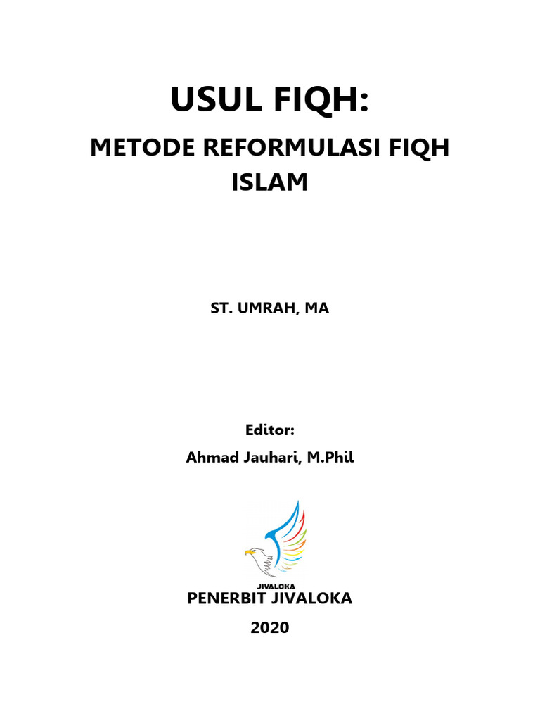 BUKU Usul Fiqh Metode Reformulasi Fiqh Islam Fix | PDF