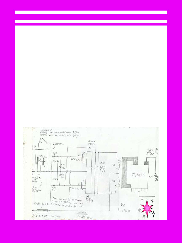 Circuito de Control para Flyback Utilizando El ZVS Flyback Driver de - Mazzilli - Con o Sin ...