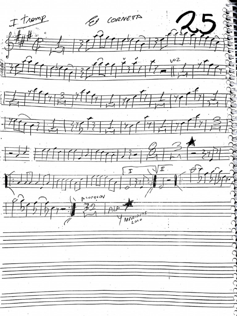 EL CORNETA - SCORE | PDF