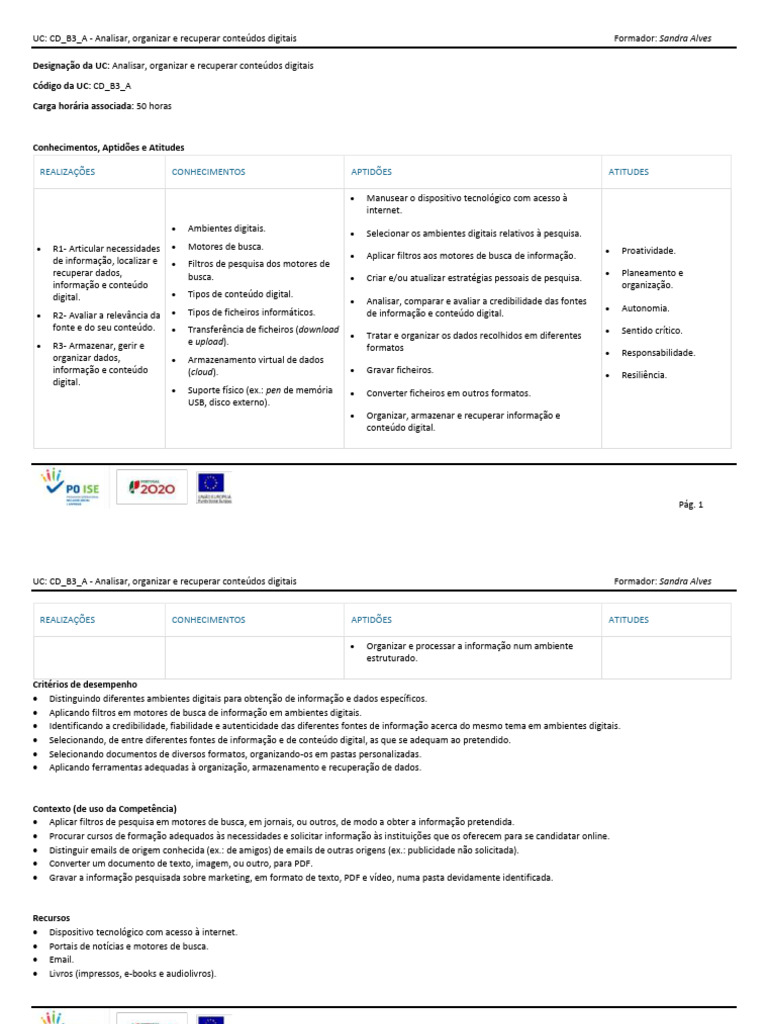 CD b3 A - Conteudos | PDF