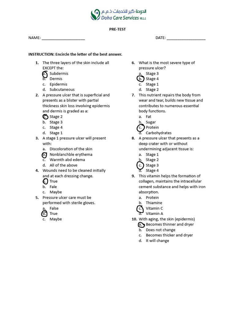 CPD 1 | PDF | Skin | Wound