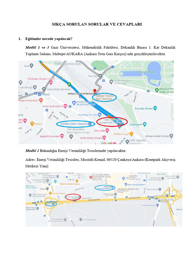 Sikca Sorulan Sorular | PDF