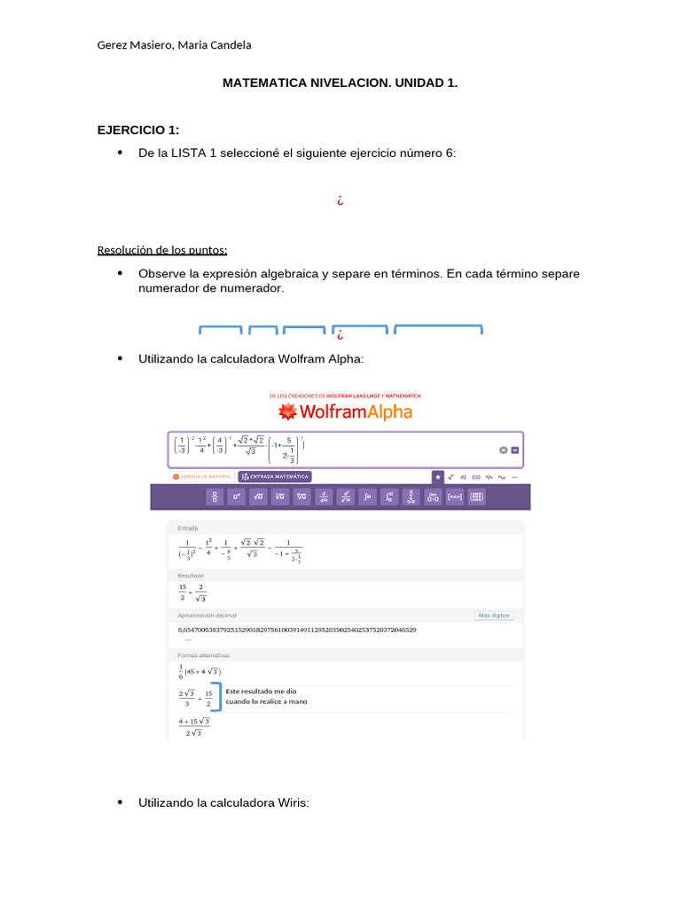 Ejercicio 1B - GEREZ - Lista 1 | PDF
