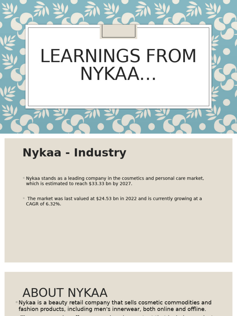Unit IV Nykaa | PDF