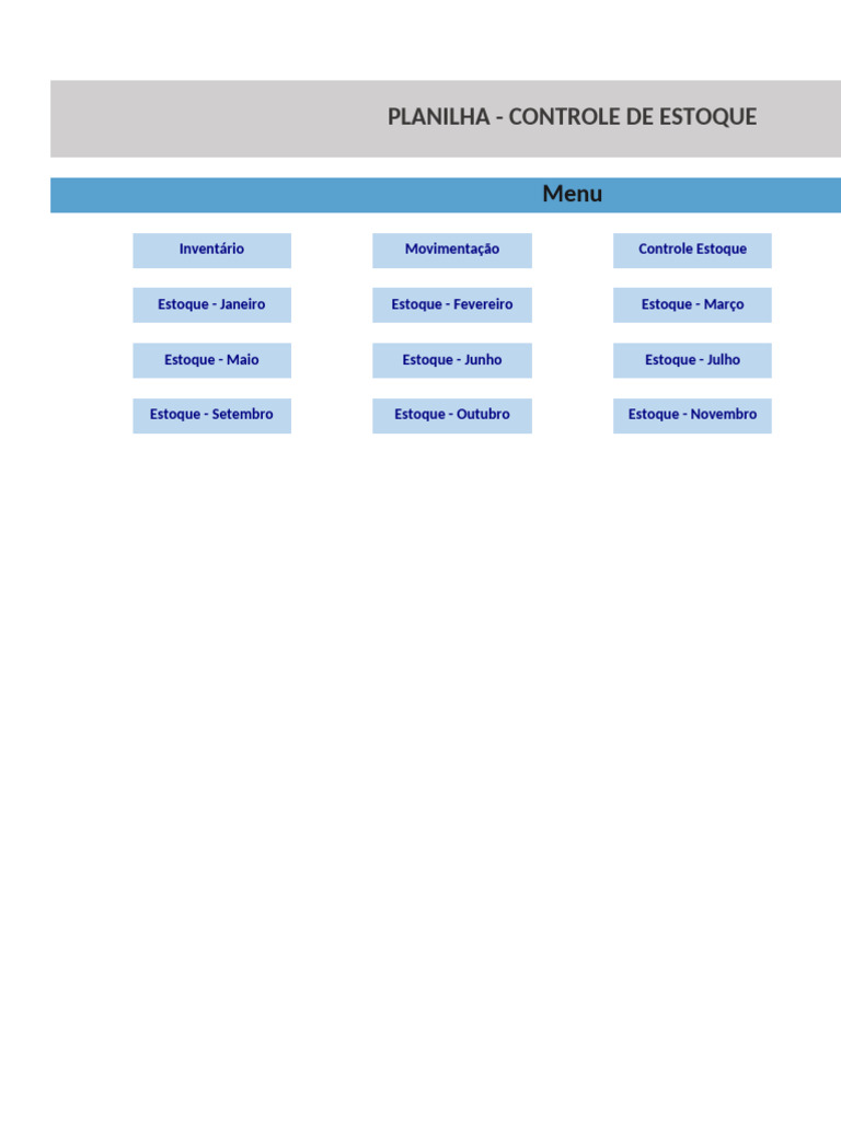 (FM2S) Planilha Controle de Estoque - Planilhas FM2S | PDF