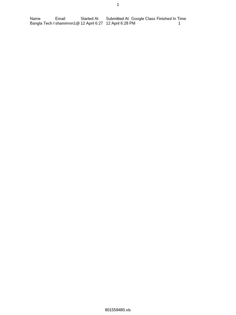 Autoproctor Results | PDF