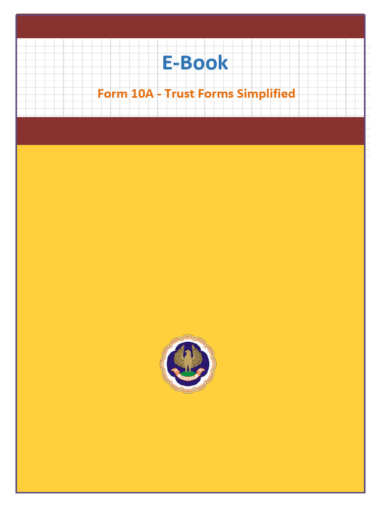 Form 10A - Trust Forms Simplified | PDF