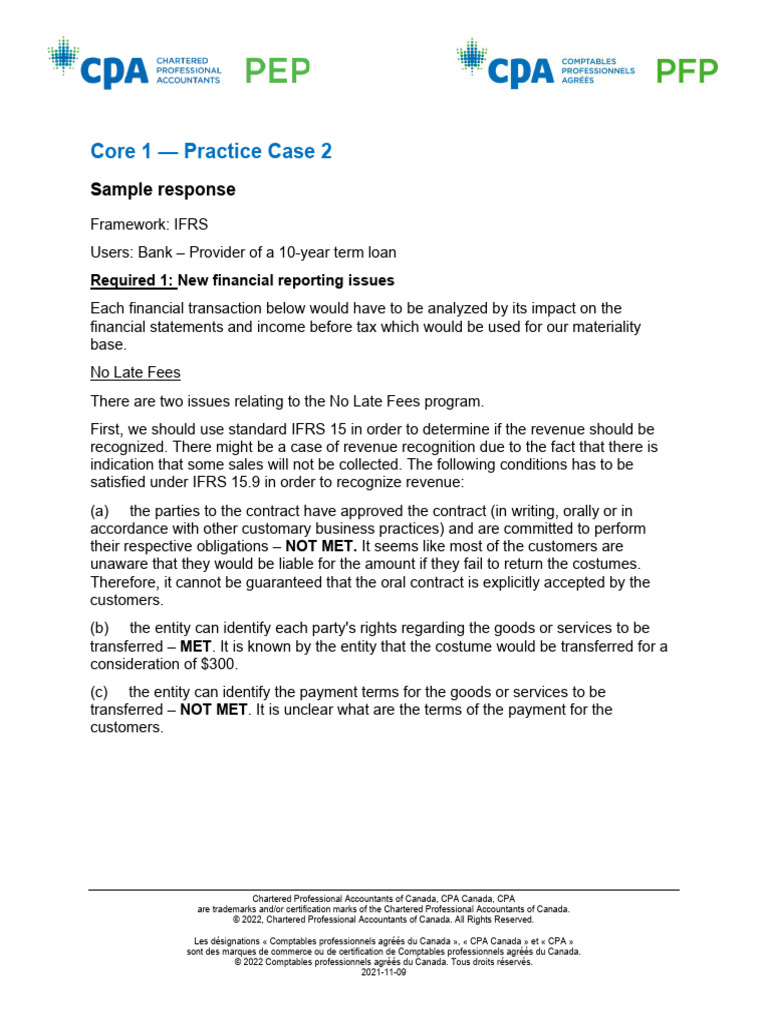 CO1 2201E PC02.SampleResponse | PDF