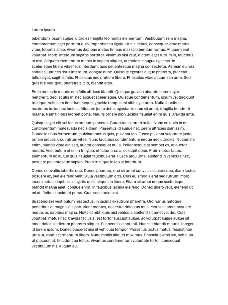 Lorem Ipsum IV | PDF