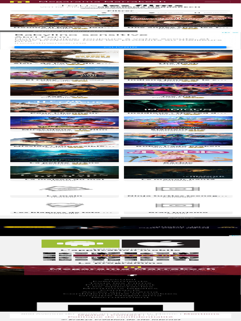 Les Films À L'affiche de Votre Cinéma Megarama À | PDF