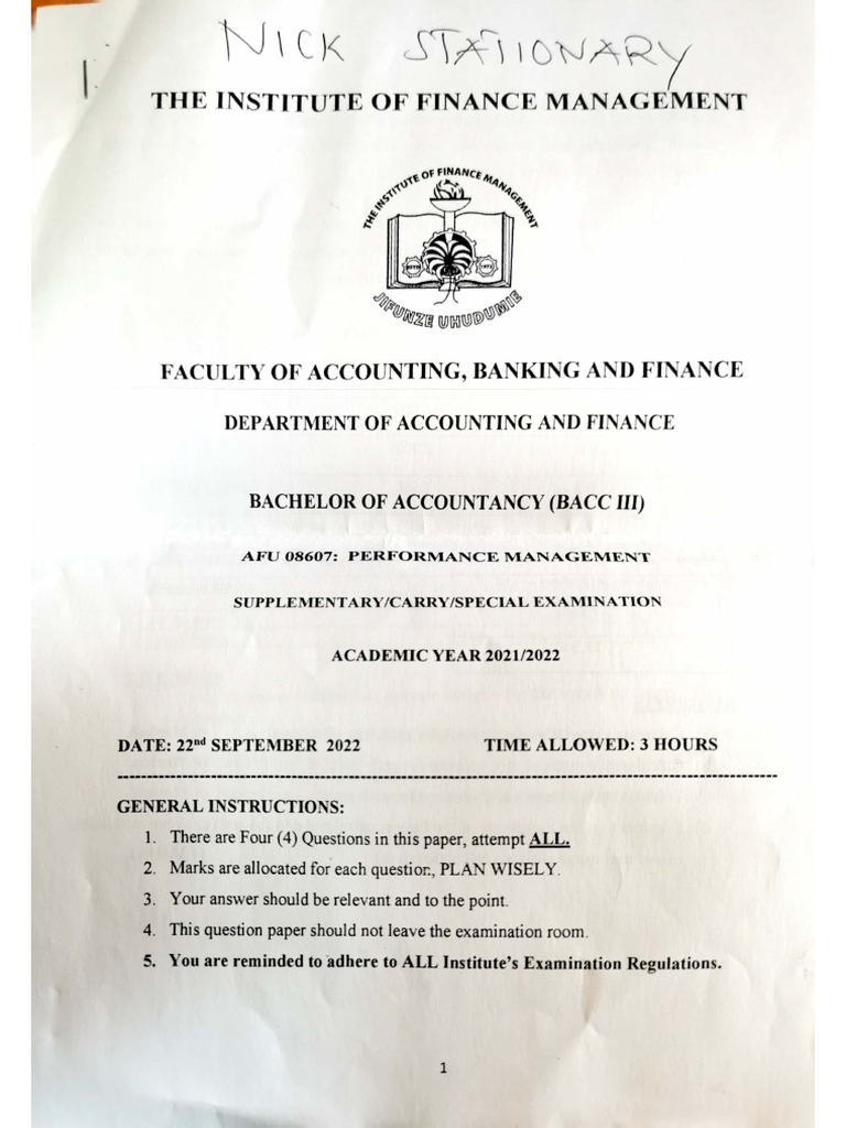 Performance Management PPR | PDF
