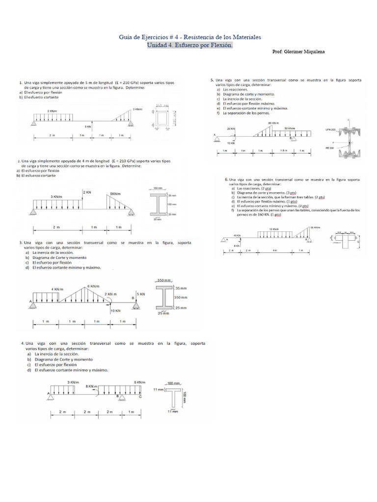 Guía de Ejercicios # 4 RM | PDF
