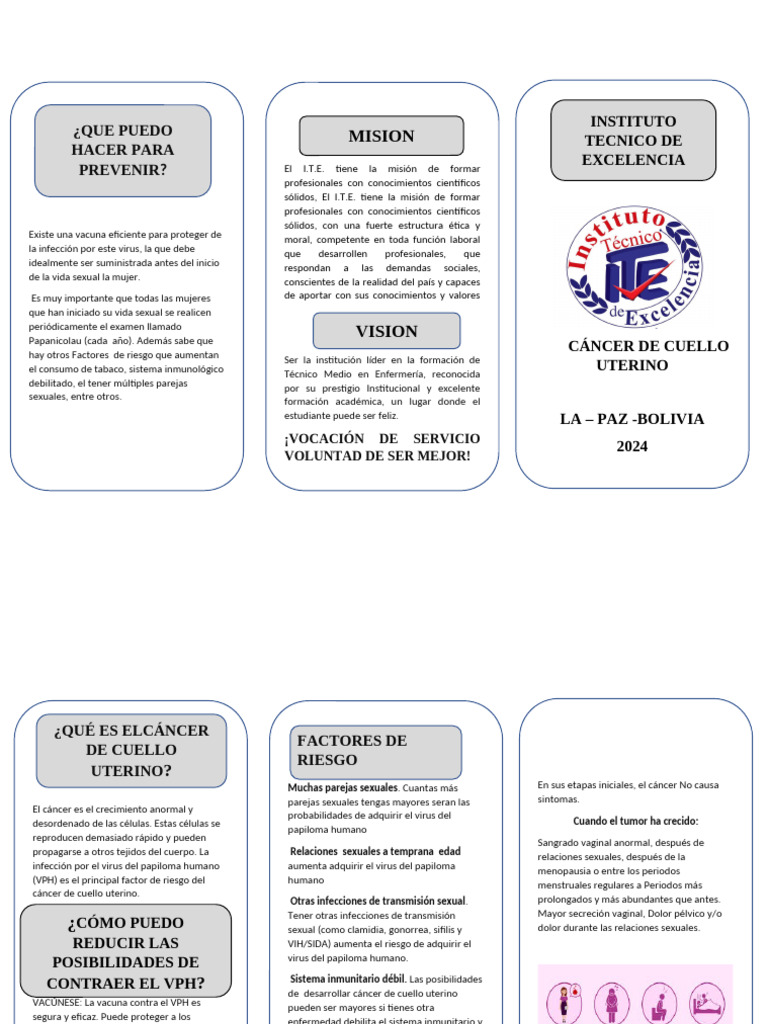 Triptico Cancerrrr | PDF