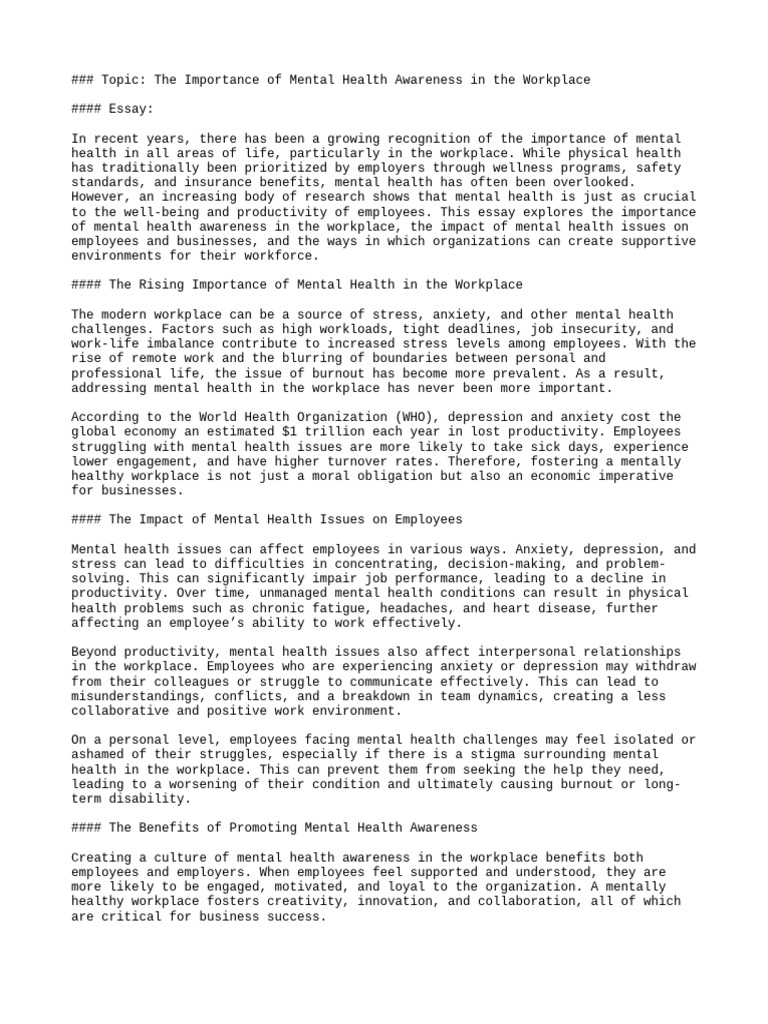 Essay 2 | PDF