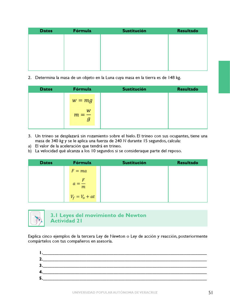 Cuaderno de Fisica U3 | PDF