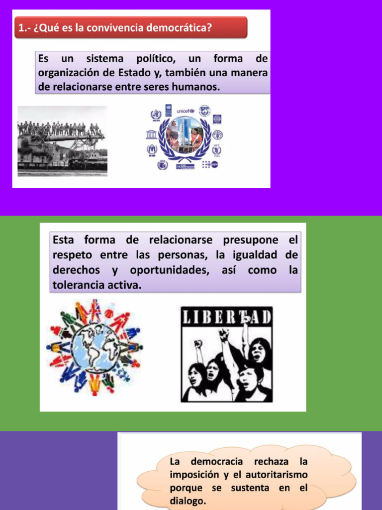 Convivencia Democratica 5to | PDF
