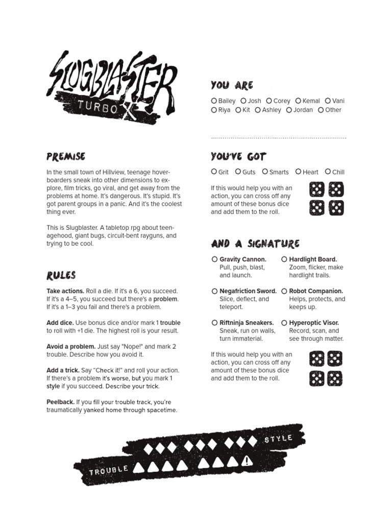 Player Sheet | PDF