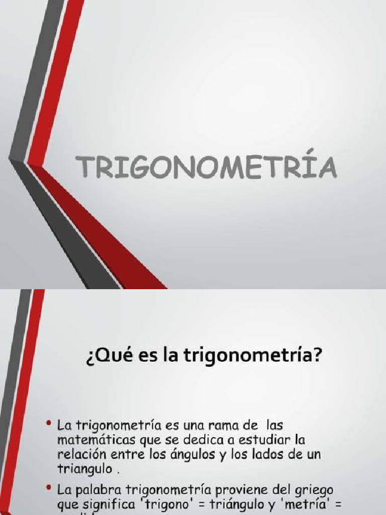 TRIGONOMETRÍA | PDF