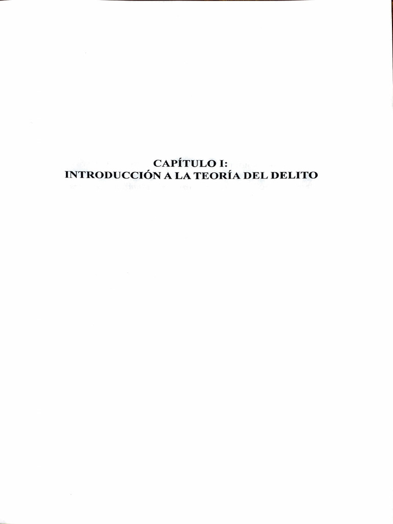 MODOLELL - Teoría Del Delito y Conducta | PDF
