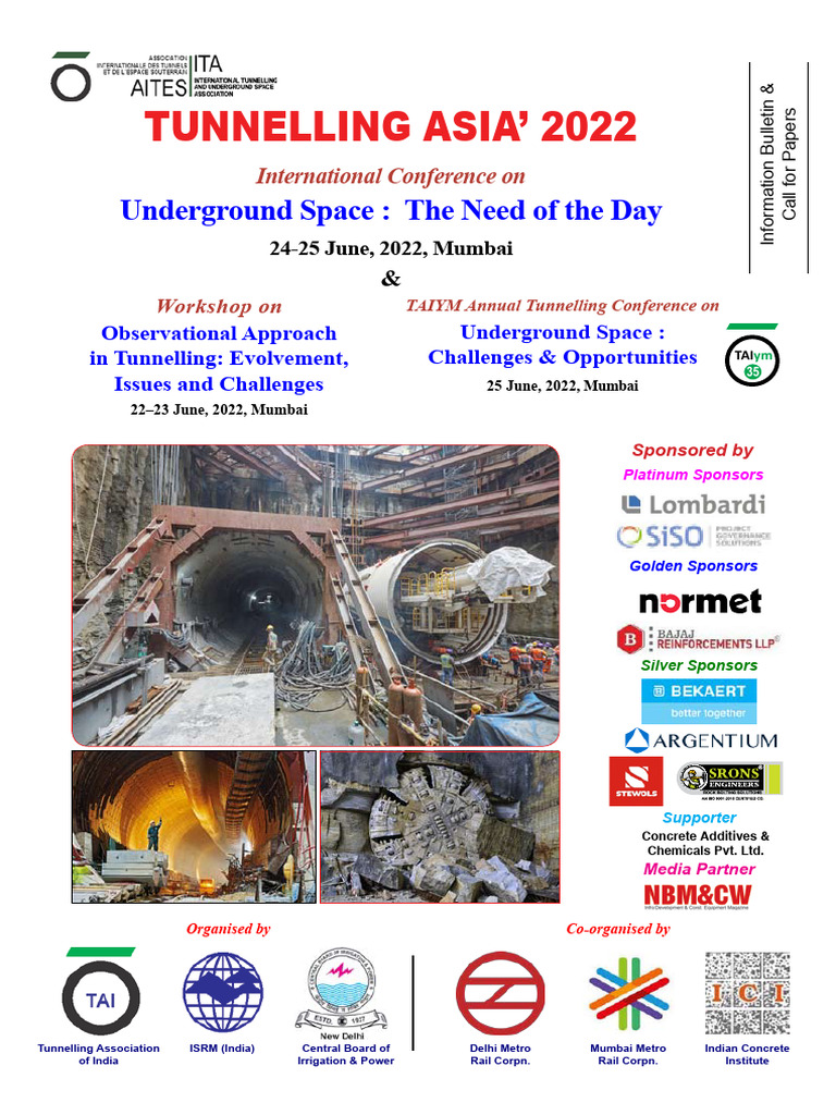 Tunnelling Asia 2022 | PDF