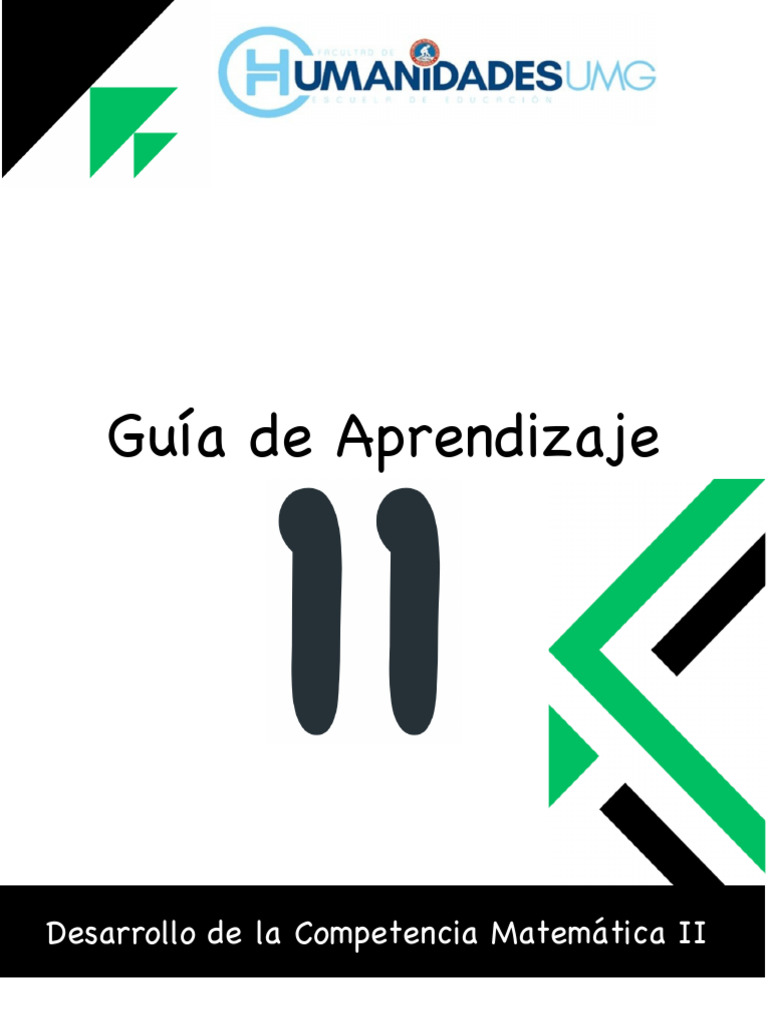 Guía de Aprendizaje No.11 Comp. Mate2 | PDF