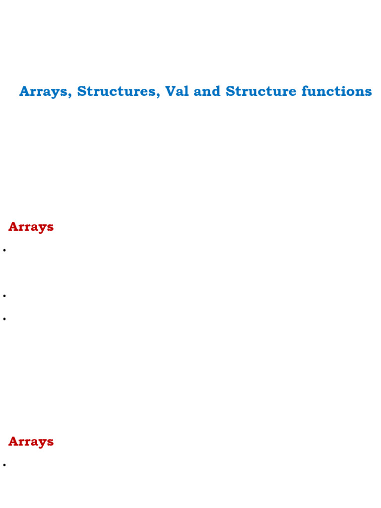 VB.NET Arrays, Structures, and Functions | PDF | Parameter (Computer ...