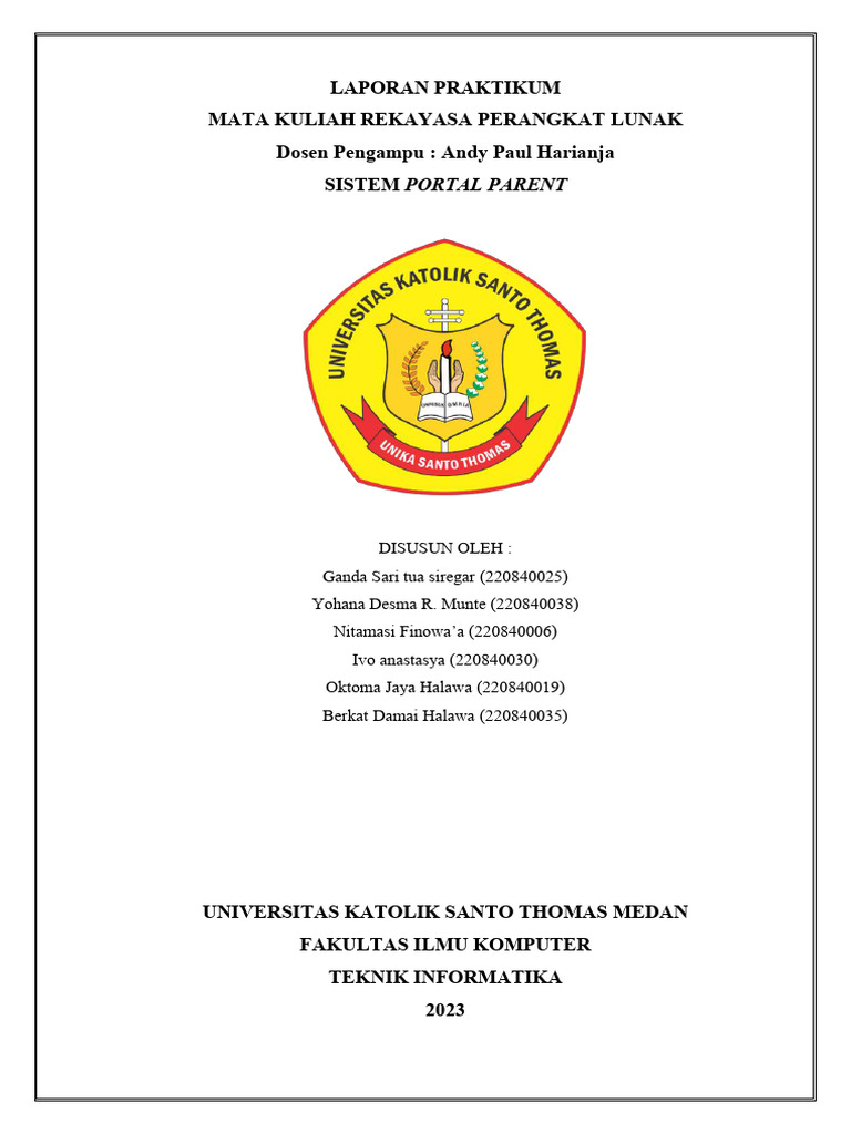 Laporan Dokumentasi Kel 1 (1) (1) - 1 | PDF | Computing | Technology & Engineering