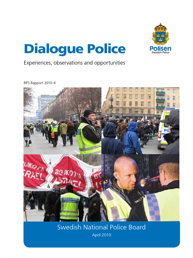 Dialogue - Police Sweden | PDF | Police | Social Science