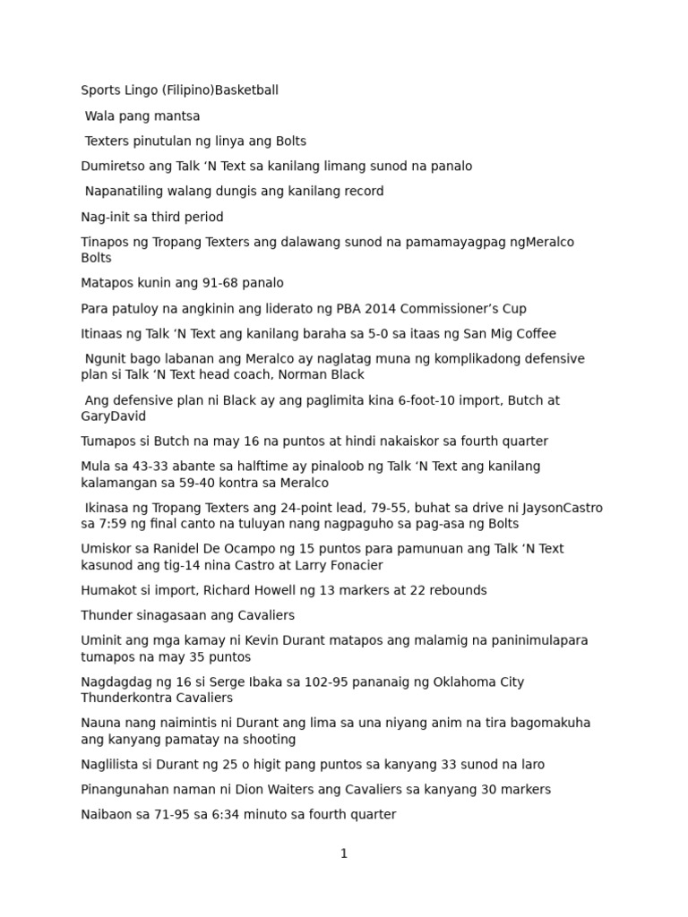 Sports Writing | PDF