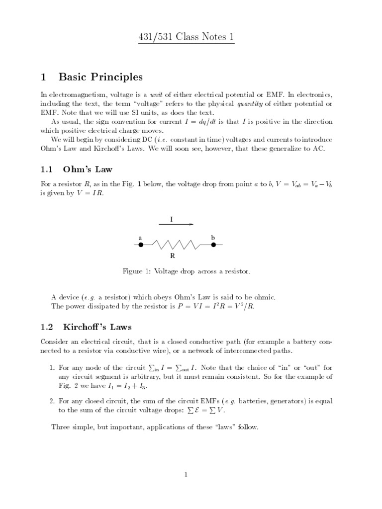 Basic Electronics Notes | PDF | P–N Junction | Electrical Impedance