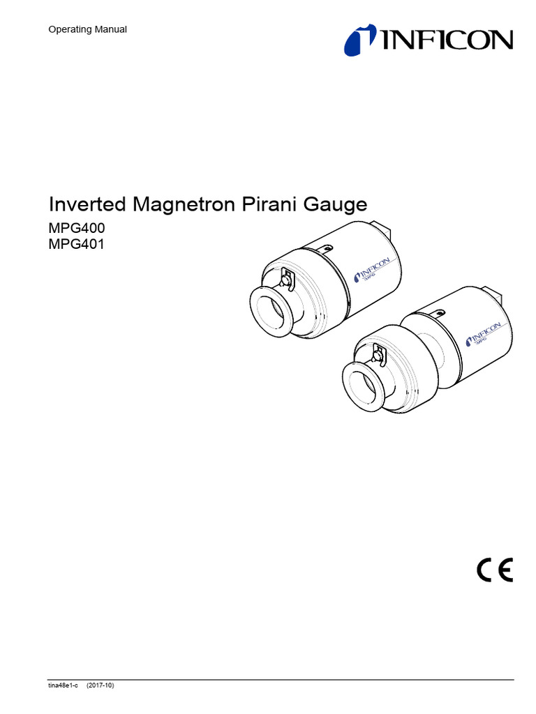 Infinicon MPG401 Operating Manual - Long | PDF