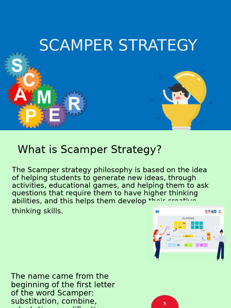 Scamper Strategy 1 | PDF