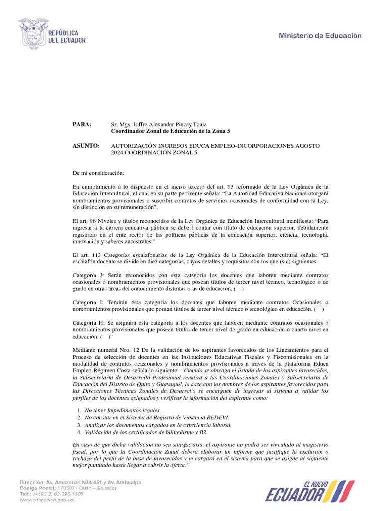 MINEDUC-SDPE-2024-01069-M Educa Empleo-1 | PDF