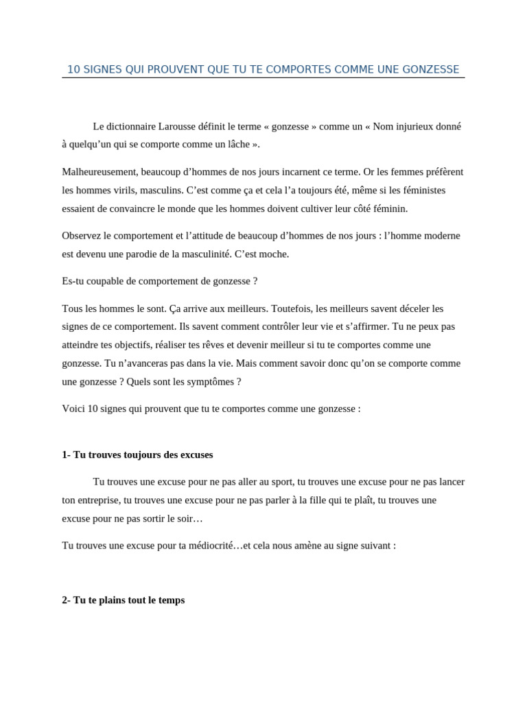 10 Signes | PDF