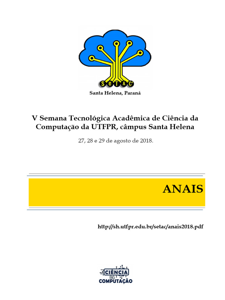 Anais 2018 | PDF