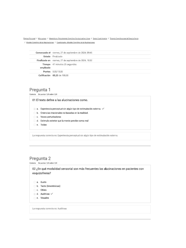 Cuestionario 3 | PDF