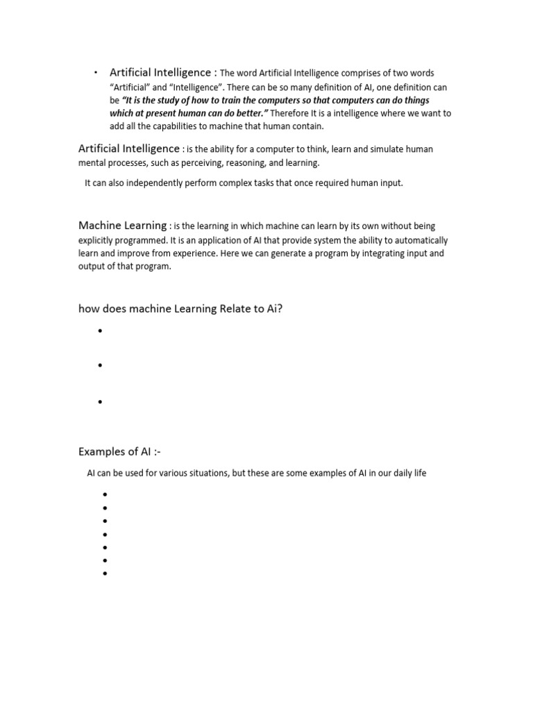 Intro Artificial Intelligence | PDF