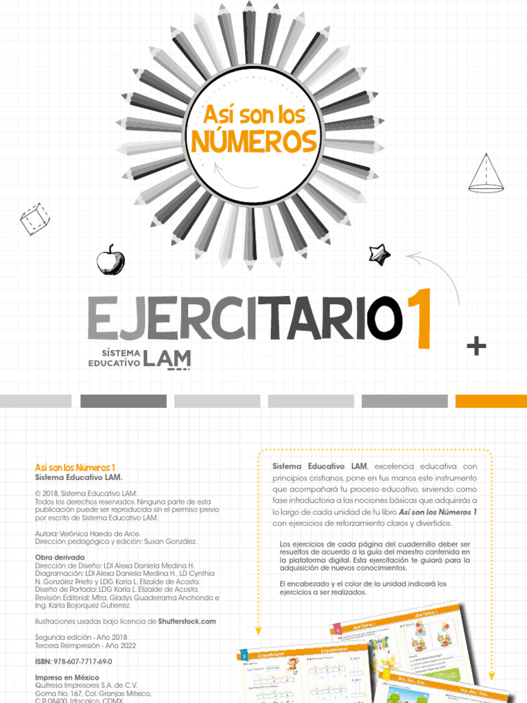 Asi Son Los Numeros 1 Ejercitario Respuestas Para El Maestro Librorespuestas 1 Matematicas | PDF