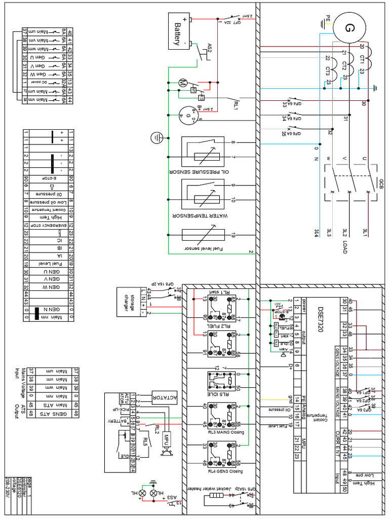 DSE7420+Electric governor | PDF